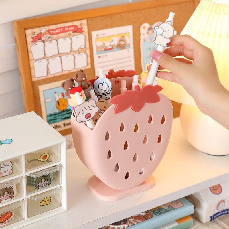 Kawaii Cute Strawberry Organizer – Meowhiskers